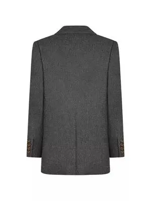 BLAZÉ MILANO Everyday Herringbone Double-breasted Blazer