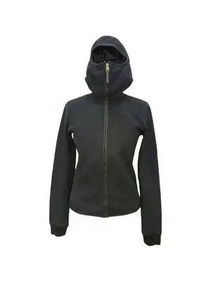 Prada Zip-up Hooded Jacket - Black