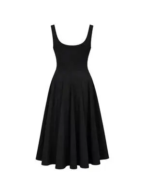 REFORMATION Rou Sleeveless Pleated Midi Dress