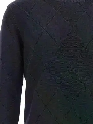 KANGRA Diamond-knit Virgin Wool Sweater