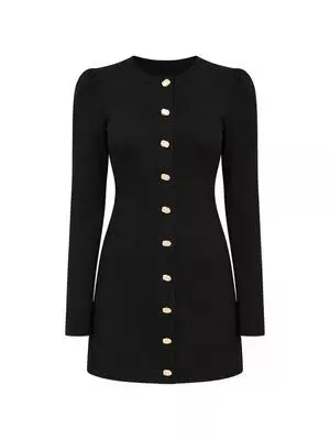 REFORMATION Micah Button-down Mini Dress - Black