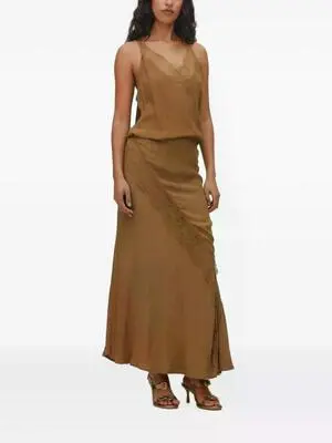 RABENS SALONER Lace-trim Maxi Skirt