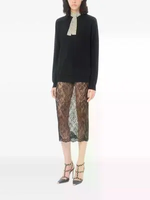 Valentino Garavani Embroidered Wool Sweater