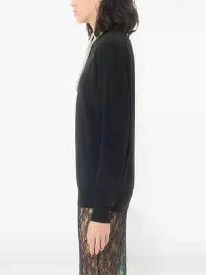 Valentino Garavani Embroidered Wool Sweater