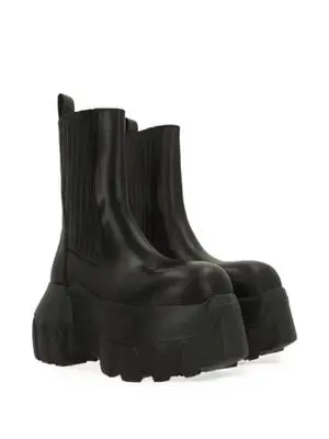 Rick Owens Beatle Mega Tractor Boots - Black