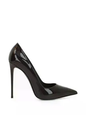 LE SILLA Bella Pointed-toe Patent Pumps - Brown