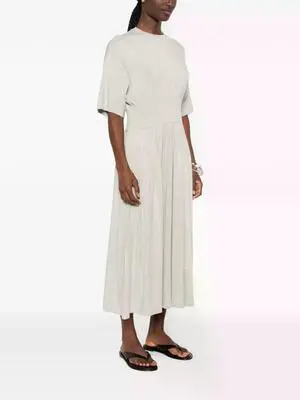 TOTEME Gathered-waist Midi Dress