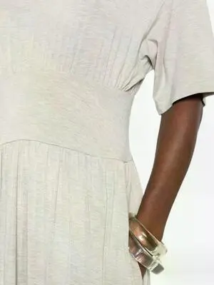 TOTEME Gathered Waist Midi Dress - Grey