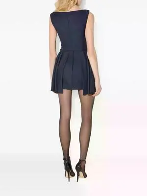 Elisabetta Franchi Cool Wool Miniskirt - Blue