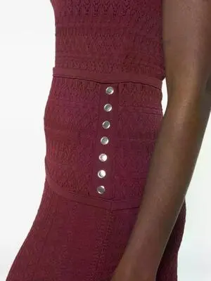 Sandro Button-embellished Maxi Dress