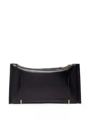 Elisabetta Franchi Logo-stamp Leather Clutch Bag