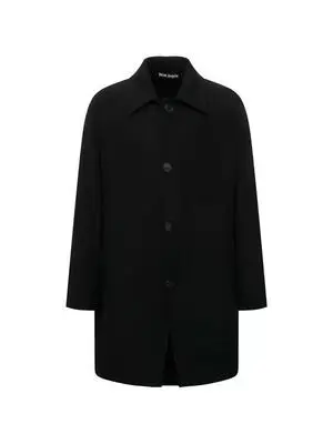 Palm Angels Button-up Single-breasted Coat