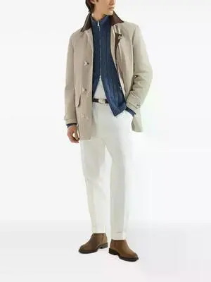 Brunello Cucinelli Cashmere Ribbed Cardigan With Zip
