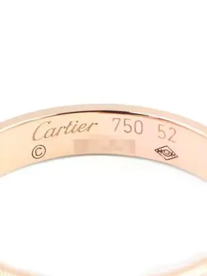 Cartier 18k Rose Gold Love Ring