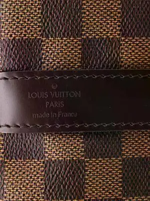 LOUIS VUITTON Keepall Bandouliere 45 Damier Travel Bag - Brown
