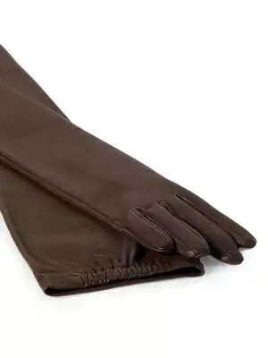 Brunello Cucinelli Nappa Leather Long Gloves