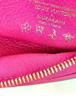 LOUIS VUITTON X Takashi Murakami Romy Monogram Multicolor And Leather Card Holder