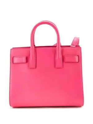 Saint Laurent Sac De Jour Leather Baby Tote Bag - Pink