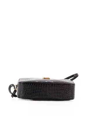 Saint Laurent Lou Camera Bag Crocodile Embossed Leather Small Crossbody Bag