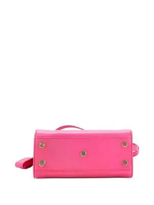 Saint Laurent Leather Nano Tote Bag - Pink