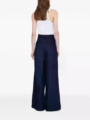 ANINE BING Lou Trousers In Ink Denim - Blue