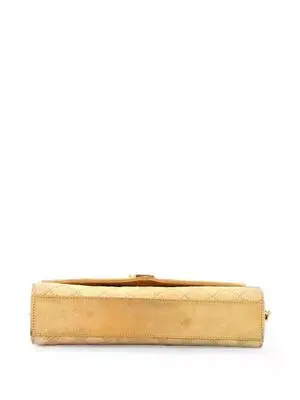 Saint Laurent Classic Monogram Envelope Satchel Quilted Suede Small Shoulder Bag
