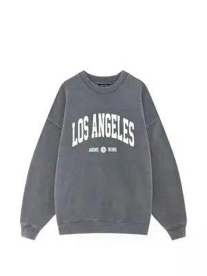 ANINE BING Miles Los Angeles University Crewneck Sweatshirt - Grey