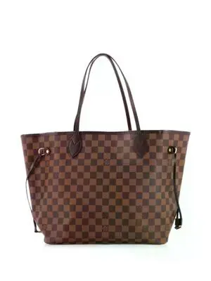 LOUIS VUITTON Neverfull Damier Mm Tote Bag - Brown