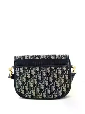 Dior Bobby Flap Oblique Canvas Bag - Blue