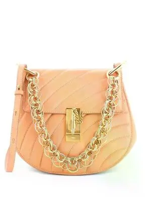 Chloé Drew Bijou Quilted Leather Small Crossbody Bag - Neutrals
