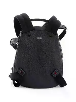 Dior Saddle Oblique Canvas Mini Backpack