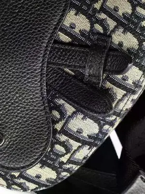 Dior Saddle Oblique Canvas Mini Backpack