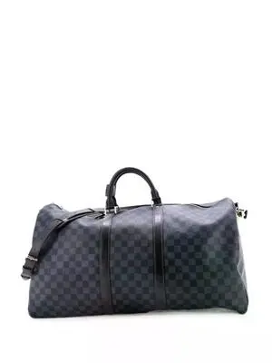 LOUIS VUITTON Keepall Bandouliere Travel Bag - Blue