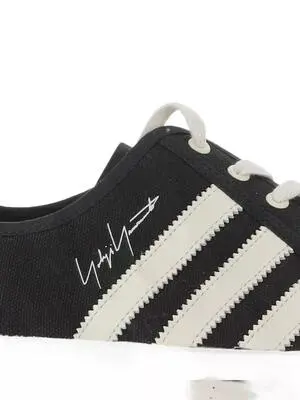 Y3 Low-top Canvas Sneakers With Signature 3-stripes