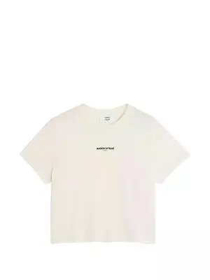 Maison Kitsuné Logo-print T-shirt - Neutrals