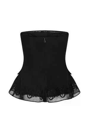 ROTATE BY BIRGER CHRISTENSEN Peplum Bustier Top
