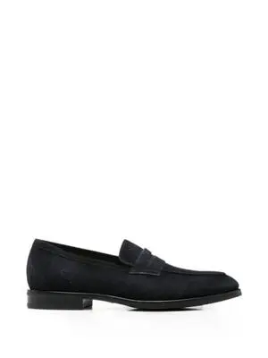Santoni Adrian Rs Suede Loafers - Blue