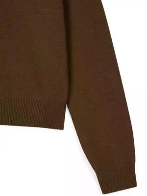 STUDIO TOMBOY Ribbed-trim Crew Neck Sweater