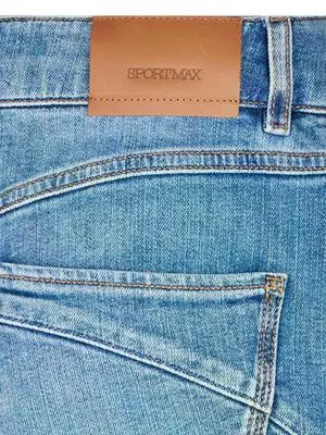 Sportmax Washed Slim-fit Jeans - Blue