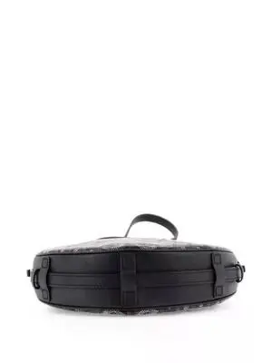 Goyard Hirondelle Coated Canvas And Leather Shoulder Bag