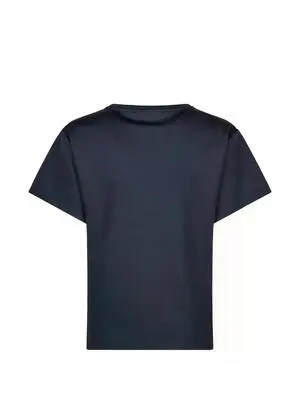Max Mara Logo Embroidered T-shirt - Blue