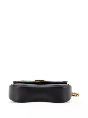 LOUIS VUITTON New Wave Chain Bag Mm Limited Edition Patches Quilted Leather Shoulder Bag - Black
