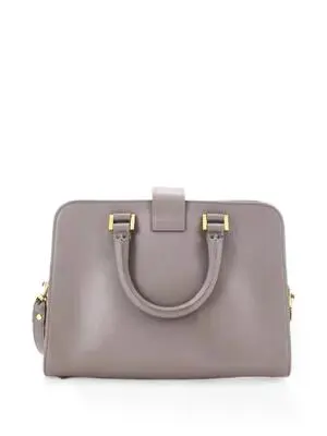 Saint Laurent Monogram Cabas Leather Baby Satchel