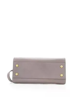 Saint Laurent Monogram Cabas Leather Baby Satchel