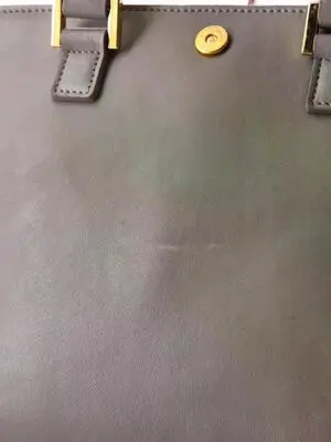 Saint Laurent Monogram Cabas Leather Baby Satchel