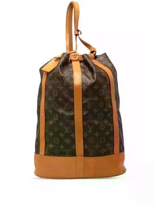 LOUIS VUITTON 1990 Monogram Randonnee Gm Backpack