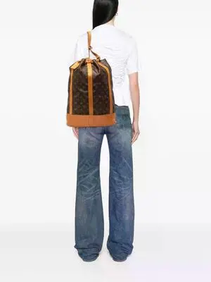 LOUIS VUITTON 1990 Monogram Randonnee Gm Backpack
