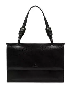 Gucci 2000-2015 Grained Calfskin Top Handle Bag Handbag - Black