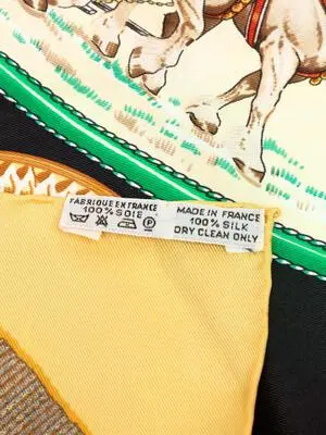 Hermès 1993 Chevaux De Trait Silk Scarf 90 Scarves