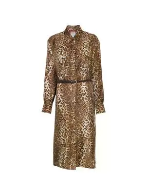 Max Mara Vigile Midi Dress - Brown